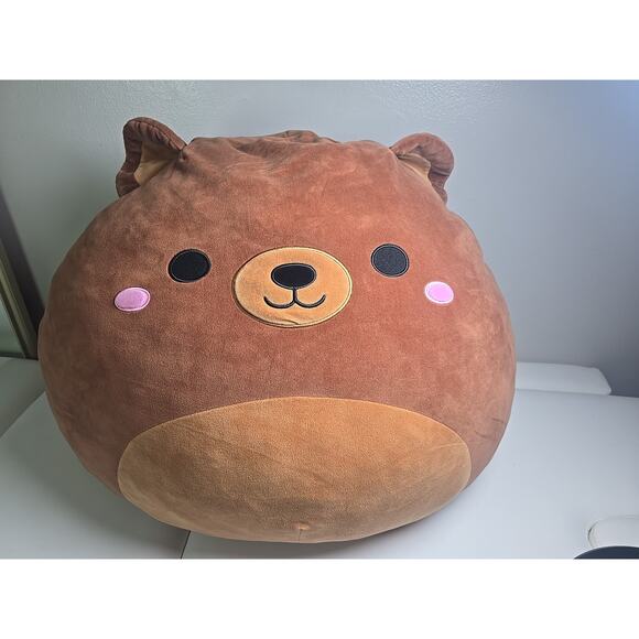 Squishmallows | Toys | Squishmallow Omar The Brown Bear 24 Plush Jumbo ...